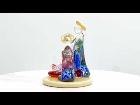 Handmade Murano Glass Nativity Figurine, Made In Italy #myitaliandecor #muranoglass #italy