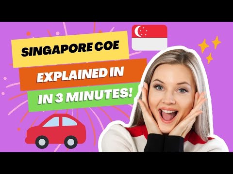 3 Minutes Guide to Singapore COE (Certificate of Entitlement) for Vehicles | New Buyers | Expat