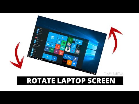 How Rotate Laptop Screen Windows 10 / 11 ( Landscape / Portrait ) EASY | Laptop | ThePhilipEffect