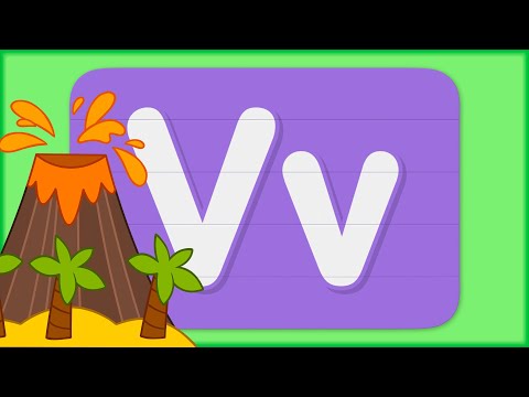 Words that start with the Letter V | Turn & Learn ABCs