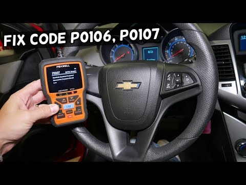 FIX CODE P0107 P0106 ENGINE LIGHT ON CHEVY, CHEVROLET, BUICK, GMC, CADILLAC