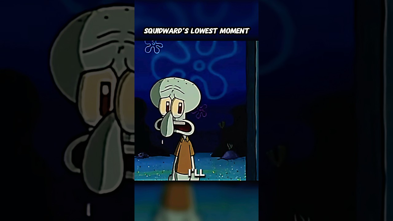 Squidward’s Lowest Moment #spongebob #cartoon #nickelodeon #nostalgia #emotional