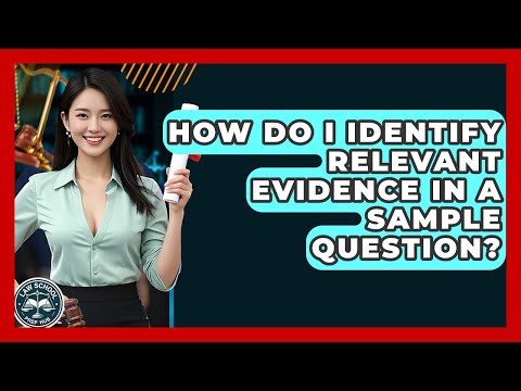 How Do I Identify Relevant Evidence In A Sample Question? - Law School Prep Hub