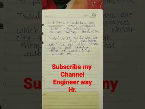 definition of conductor insulator