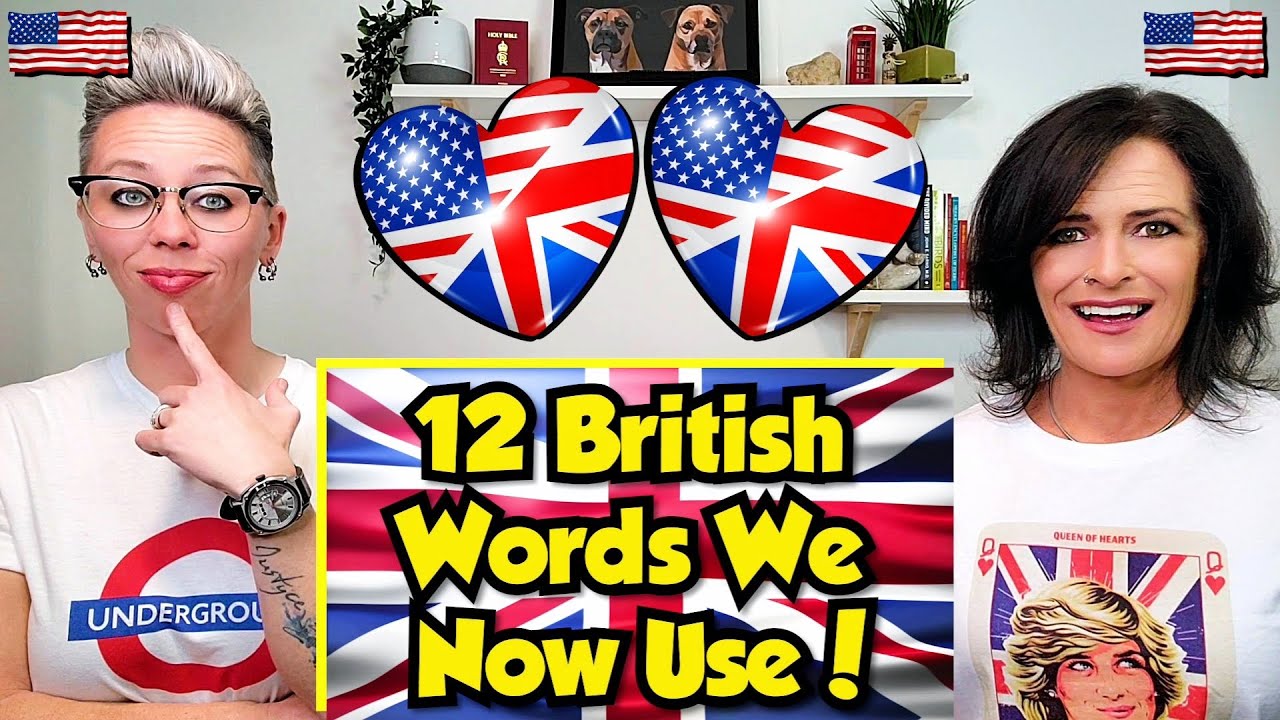 American Couple Reacts: 12 British Words That We Now Use EVERYDAY! Americans Turning British?