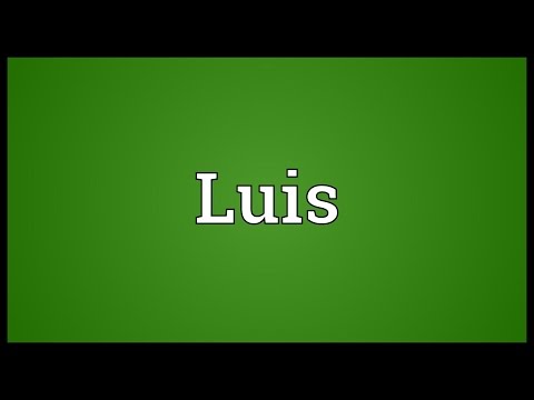 Luis Meaning