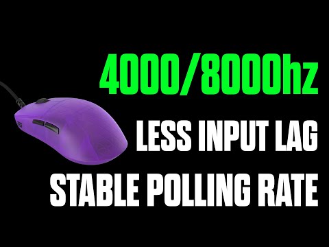 Setup for 4000/8000hz mice (Maxed poling rate, less input lag)