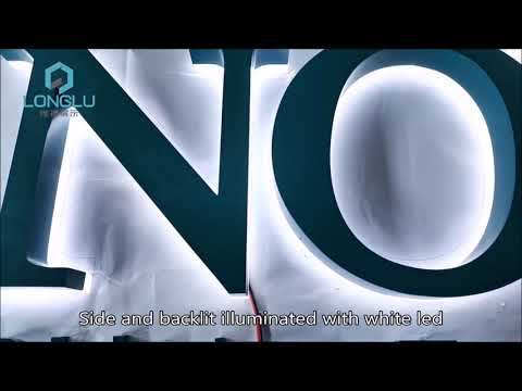 factory Customized backlit 3D channel letter luminous sign custom led metal sign,Price