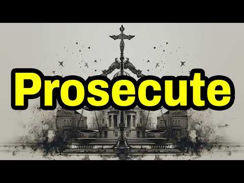 Prosecute Pronunciation | How To Say Prosecute | Prosecute Meaning