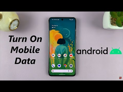 How To Turn On Mobile Data On Android Phone