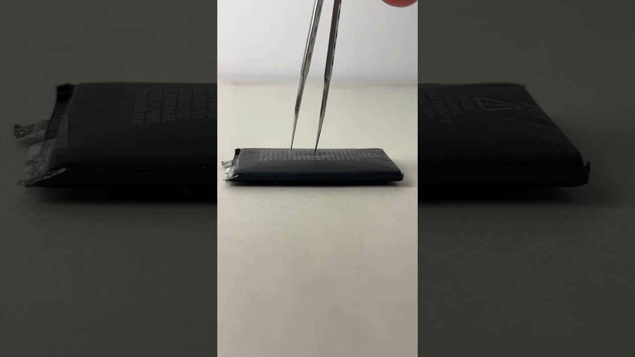 Puncturing an Swollen iPhone Battery