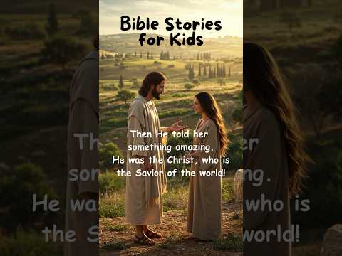 Jesus Reveals He is the Christ. Woman at Well. Bible Stories for Kids #kidsbiblestories #thegospel