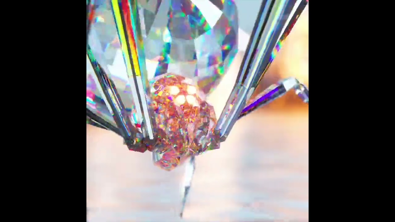 spider'New🕷️ 3D artwork alert!This diamondspiderwillamaze you with its realism!& It looks like it's