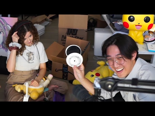 Pokimane gets embarrassed after Kevin discovers ASMR mics