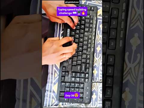 Day 36 Typing Master Practice 💻 | Speed Improving or Not?