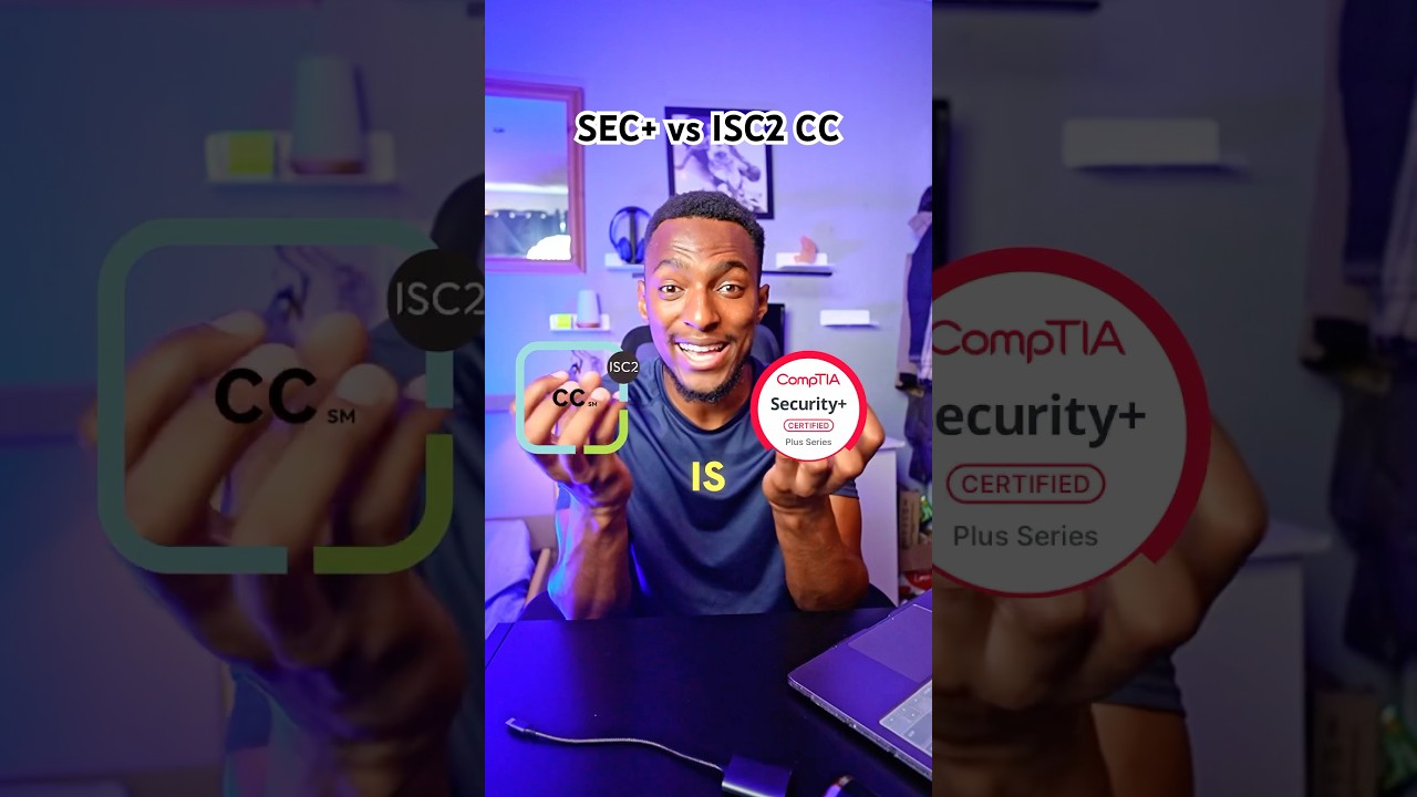 Comptia Security plus vs ISC2 CC (Certified in Cybersecurity)