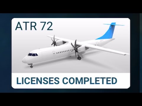 Airline Commender ATR 72 all Licenses (A-I) Walkthrough