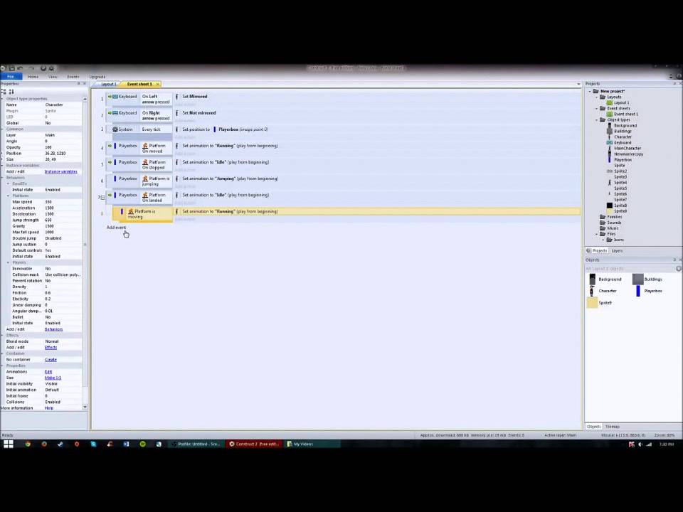 Construct 2 Tutorial - Death Animation