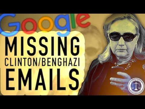 Missing Clinton/Benghazi Emails on Gmail Account? Judicial Watch Subpoenas Google!