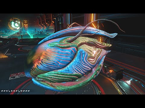No Man's Sky - Living Ship - Rainbow Colored Compact Triple Thruster Location