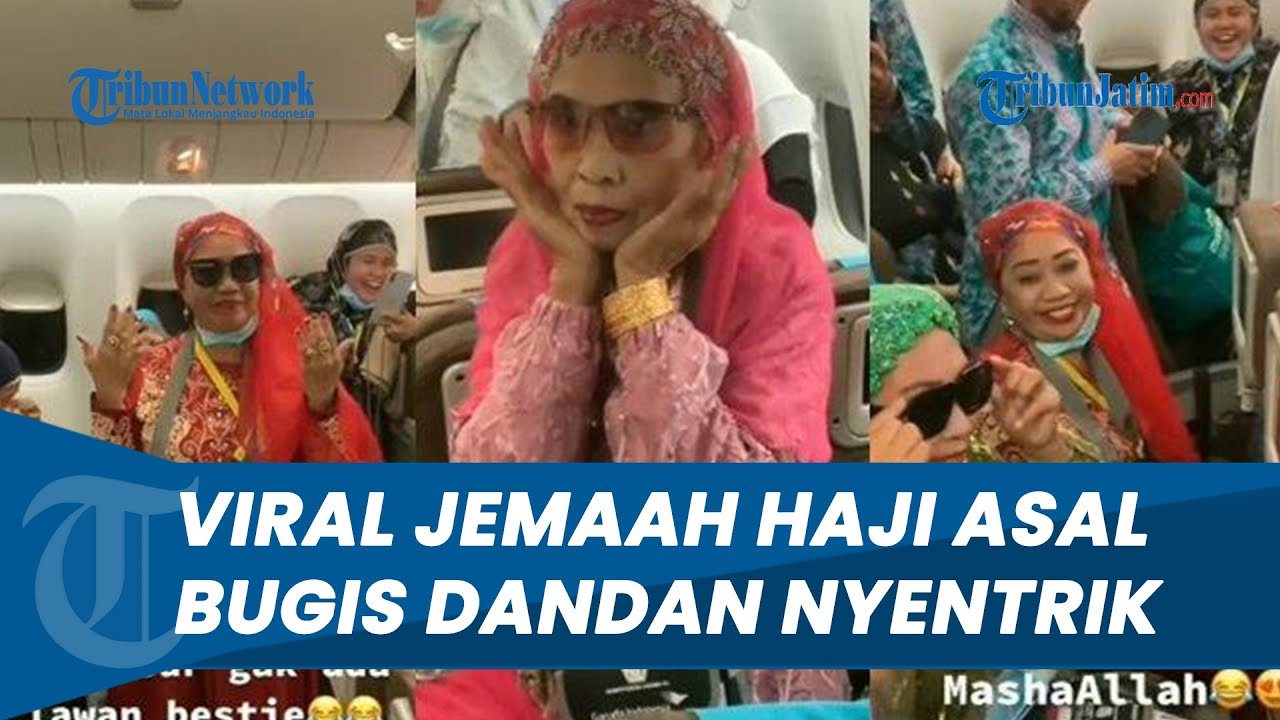 Viral Video Jemaah Haji Asal Bugis Dandan Nyentrik Pamer Perhiasan Emas ...