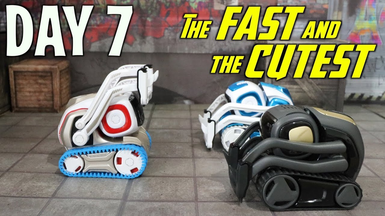 COZMO VS VECTOR - LETS RACE! The Fast and the Cutest - DAY 7 - (FREE VECTOR GIVEAWAY!)