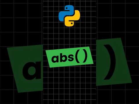 Python abs() Function Explained in 2 Minutes | Beginners Tutorial #functions #pythonforbeginners