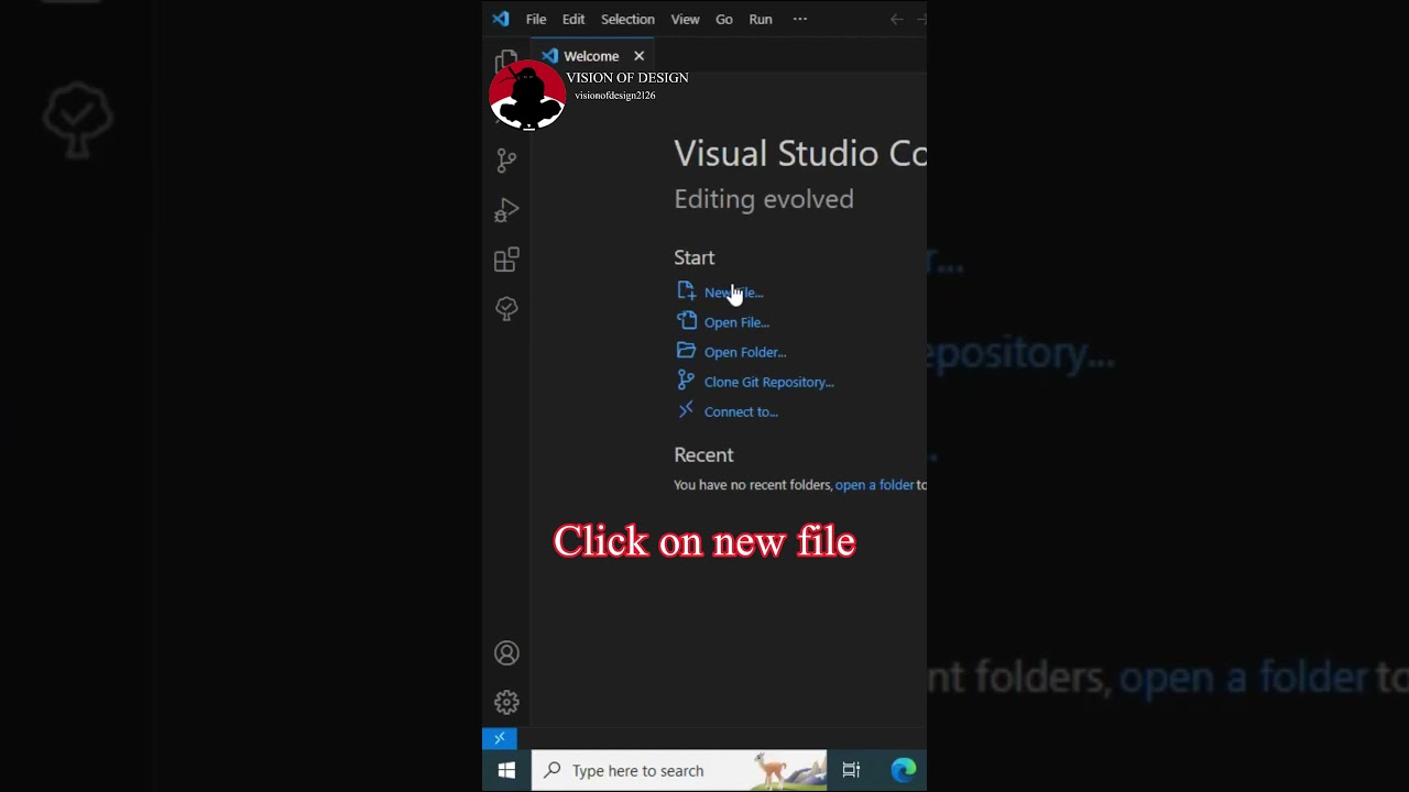 #HTMLTutorial: Learn How to Create an HTML File in Visual Studio Code | Beginner's Guide