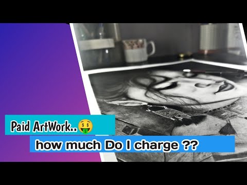 how much do i charge for commissioned artwork🤑??