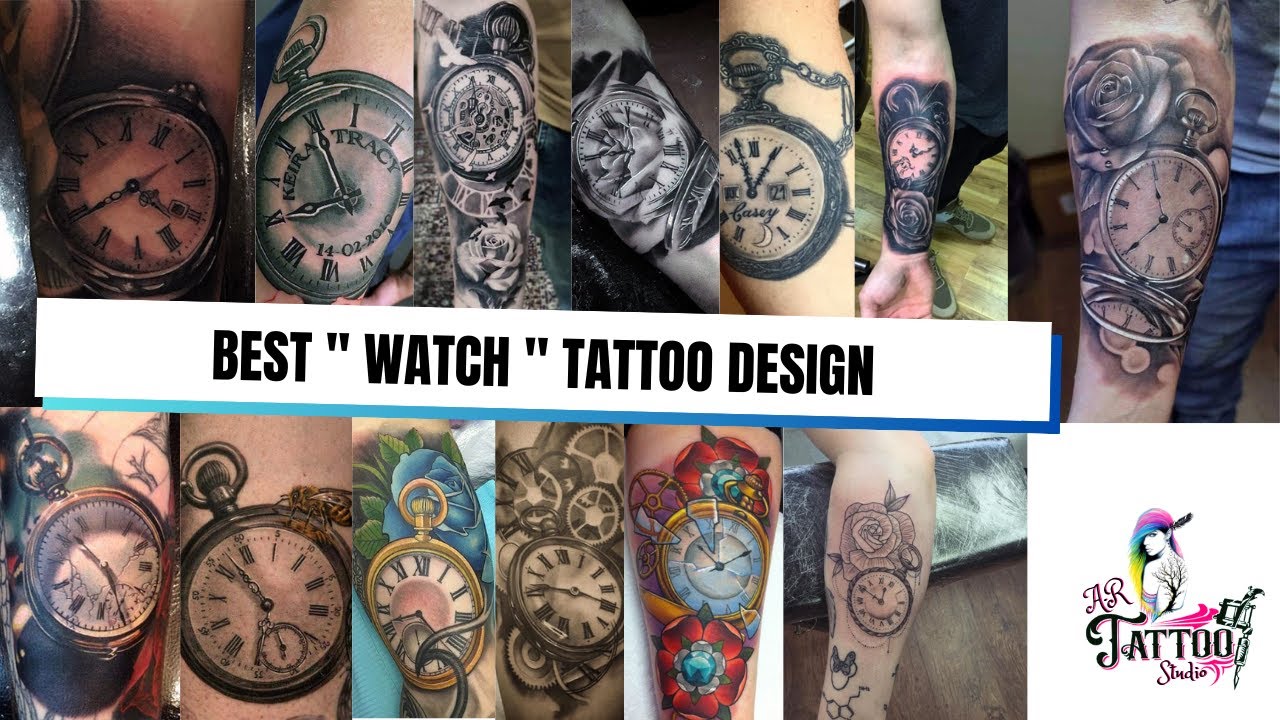 🔥 Best Watch Tattoo Design Ideas | Timeless & Stylish Tattoos 2025 🔥