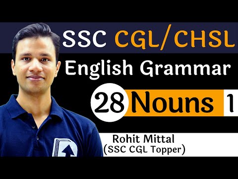 Noun - 1 Video Lecture - Crash Course for SSC MTS / SSC GD (Hindi)