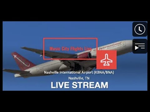 High Wind Warning! | Gusty Winds for BNA Arrivals | Live Nashville Airport Plane Spotting