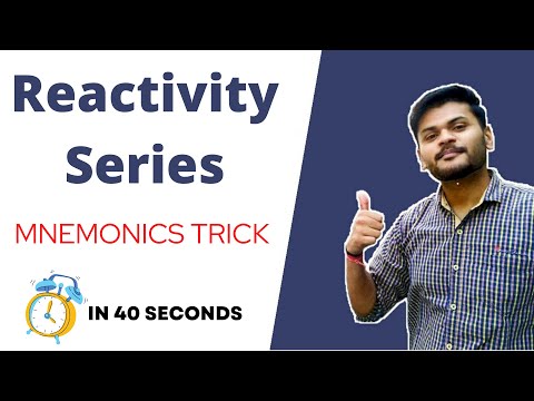 Reactivity Series || Trick || Mnemonics #shorts