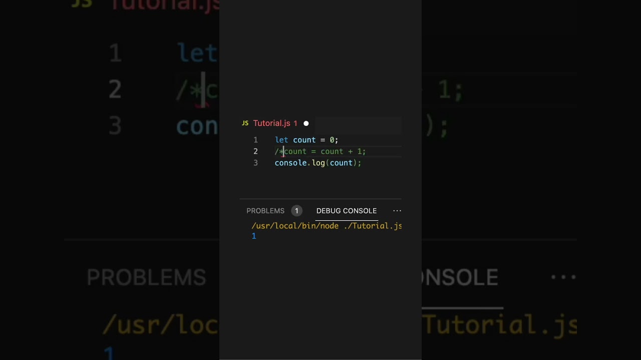 two ways to increase a value by one in JavaScript #coding #javascript #tutorial #shorts
