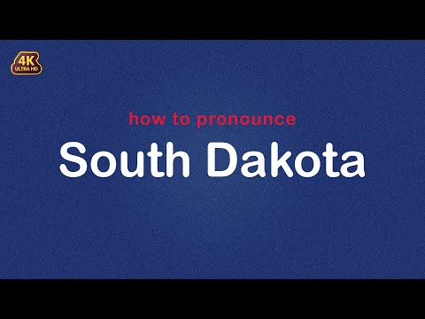 how to pronounce South Dakota 【United States】