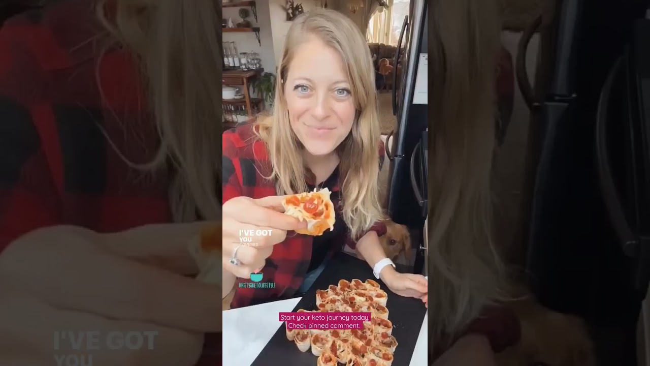 Keto Pull Apart Christmas Tree Pizza.