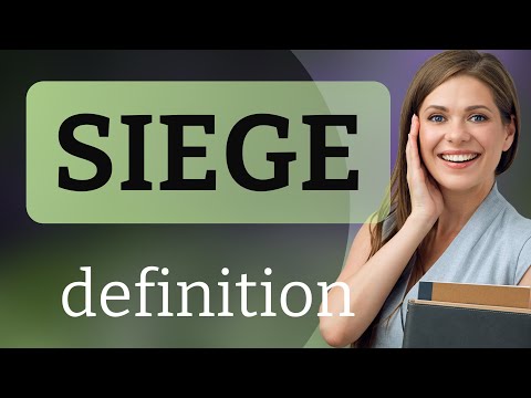 Siege | definition of SIEGE