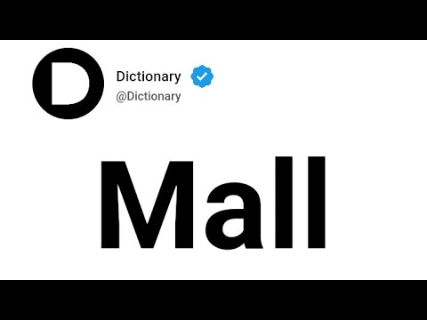 Mall Meaning In English