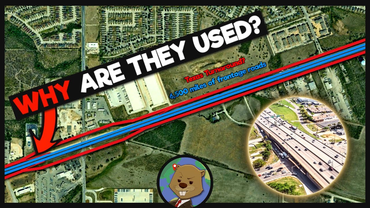 Why Does Texas Use The Frontage Road Freeway System?
