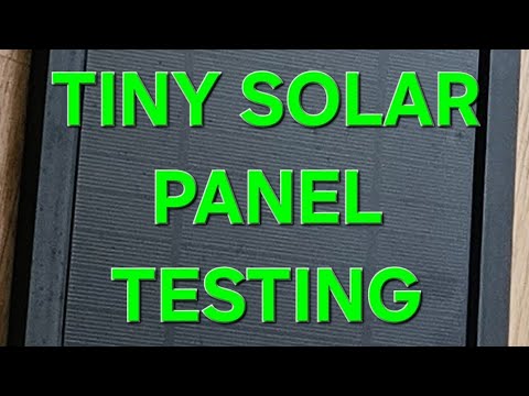 testing tiny usb c solar panel