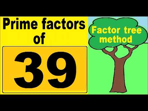 Prime factors of 39.