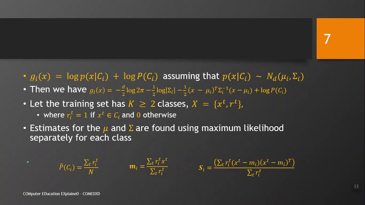 ML Ch5 Multivariate Methods II