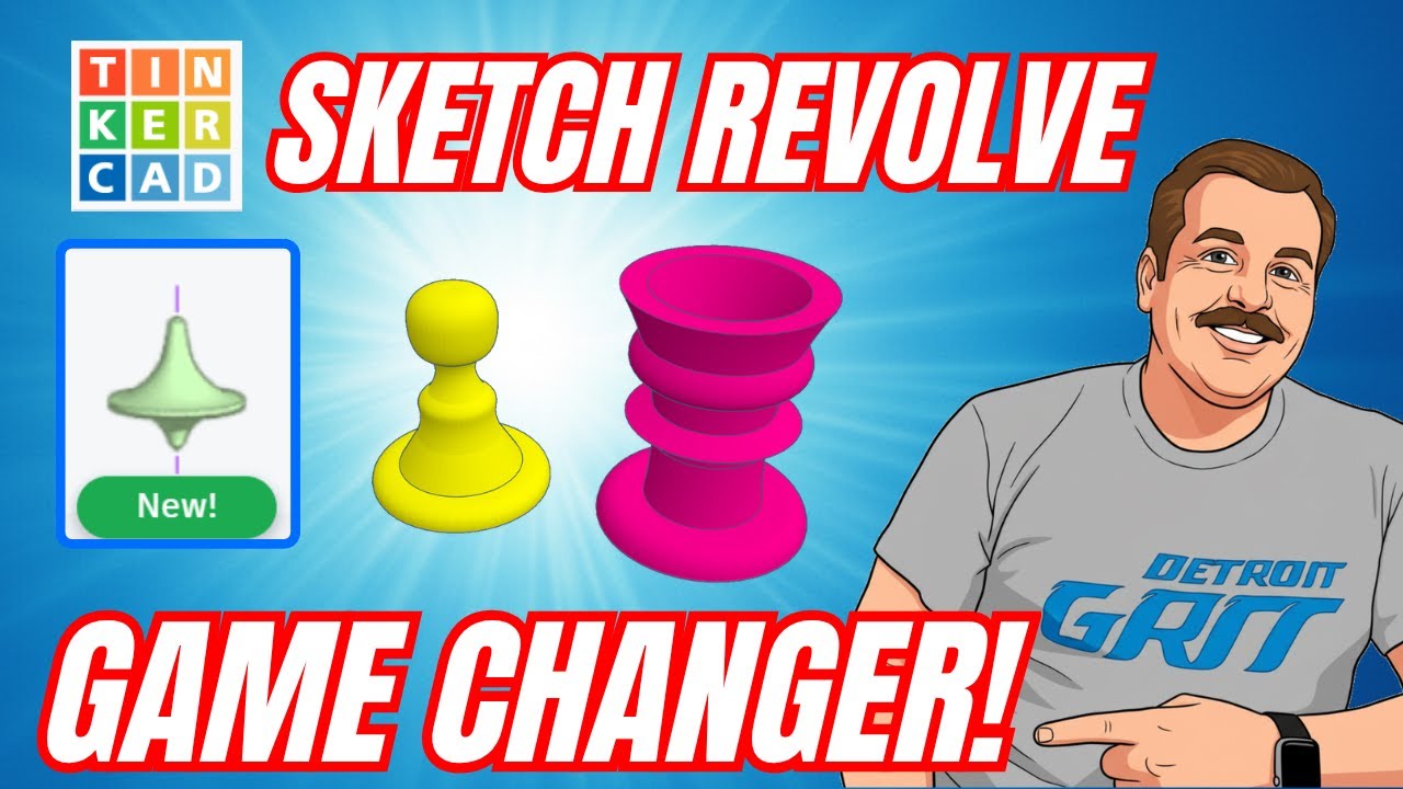 Game Changing Tinkercad Sketch Revolve Tool in 10 Minutes!💯🔥