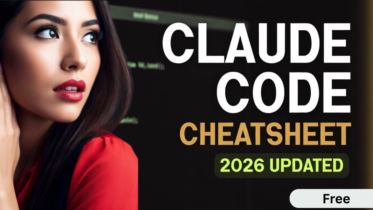 Claude Code CheatSheet + Full Tutorial (Latest and Updated 2026)