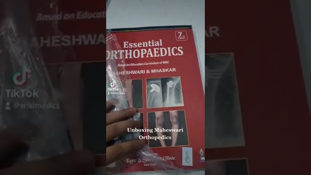 Maheswari Orthopedics Medical Book #medical #medicine #drnajeeb #aiimsdelhi #motivation