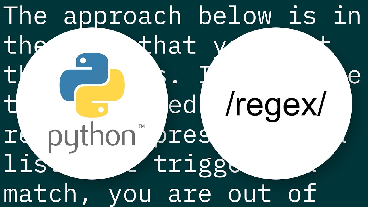 match text against multiple regex in python