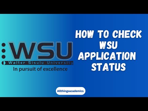 HOW TO CHECK WSU APPLICATION STATUS 2024