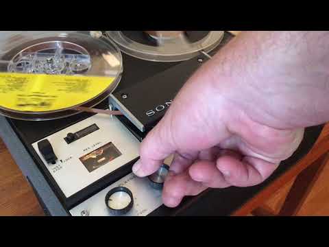 Sony TC 105-A Portable Reel to Reel Player / Recorder.