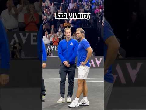Rafa Nadal and Andy Murray emotional during Roger Federer’s retirement during LAVER CUP #tennis #atp
