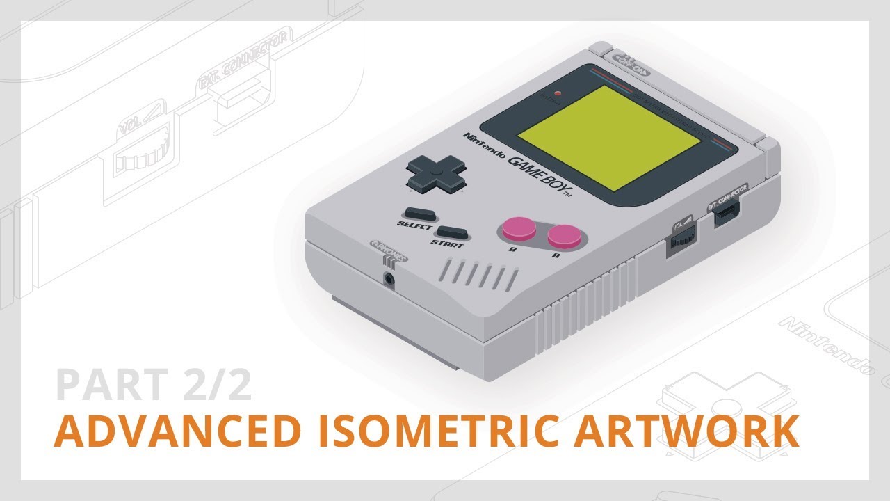 Advanced Isometric Artwork [2/2] | Illustrator Tutorial